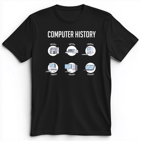 Computer History High Quality Tee HistoreeTees
