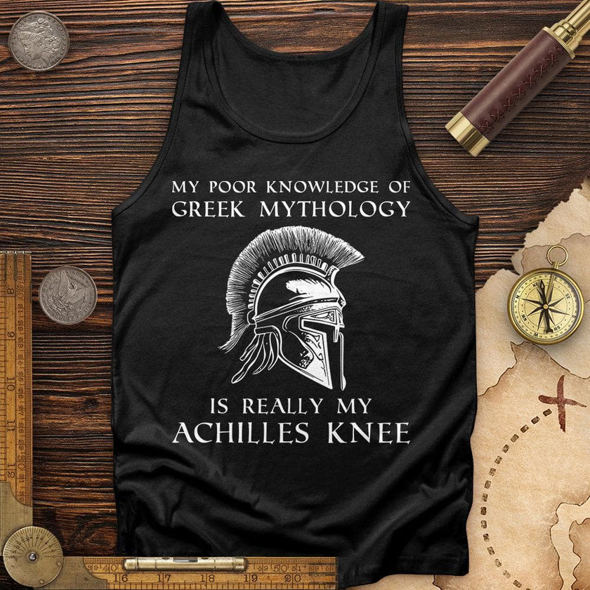 Greek Mythology Achilles Knee Tank – HistoreeTees