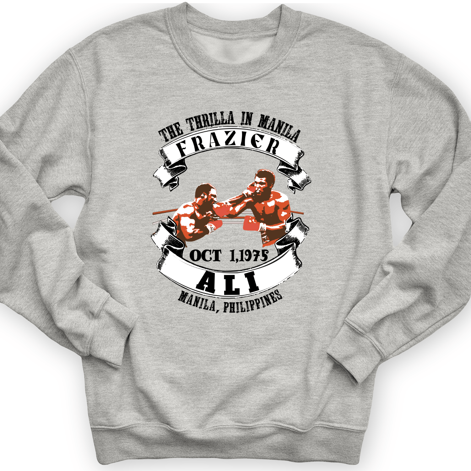 Thrilla In Manila Crewneck HistoreeTees