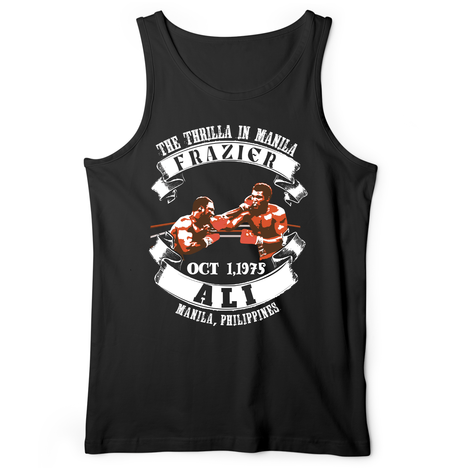 Thrilla In Manila Tank HistoreeTees