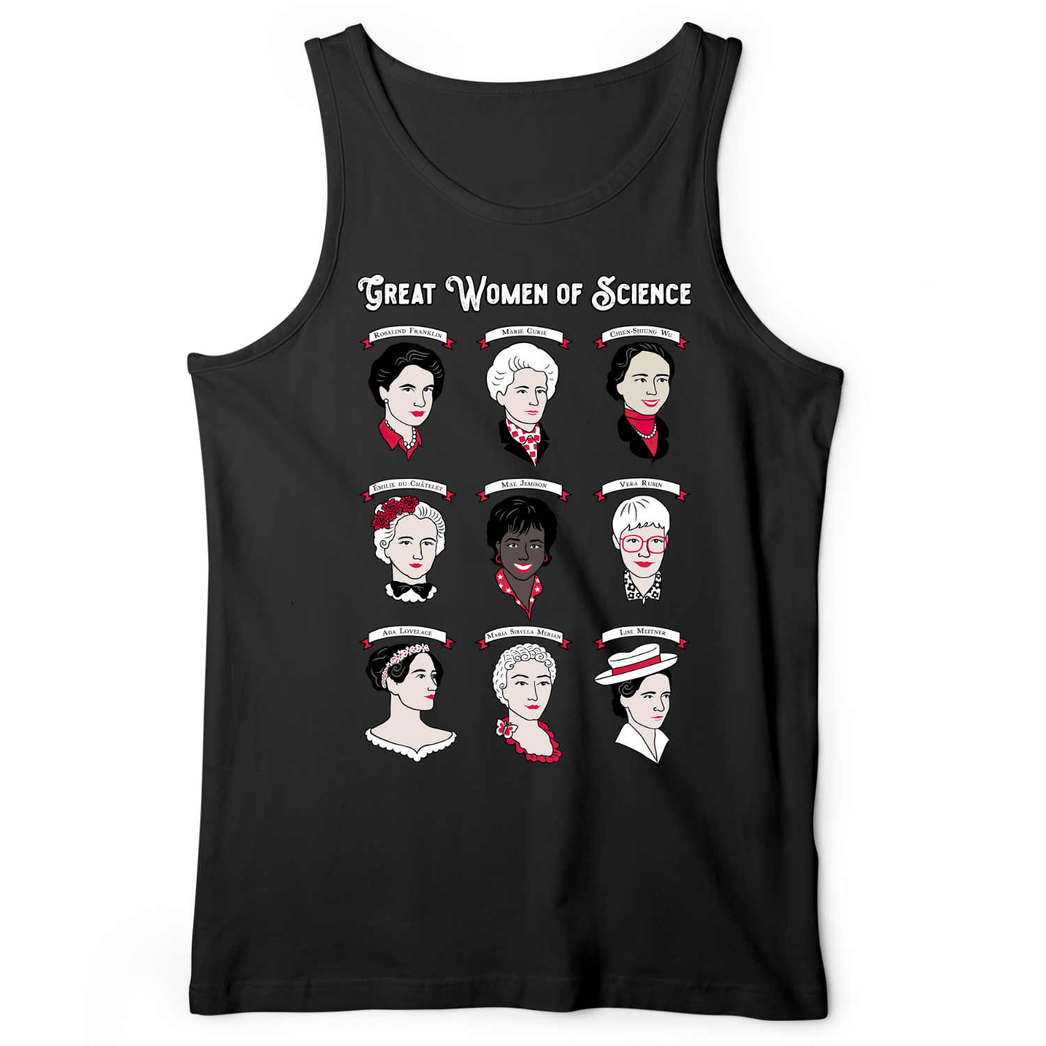 Women Of Science Tank HistoreeTees